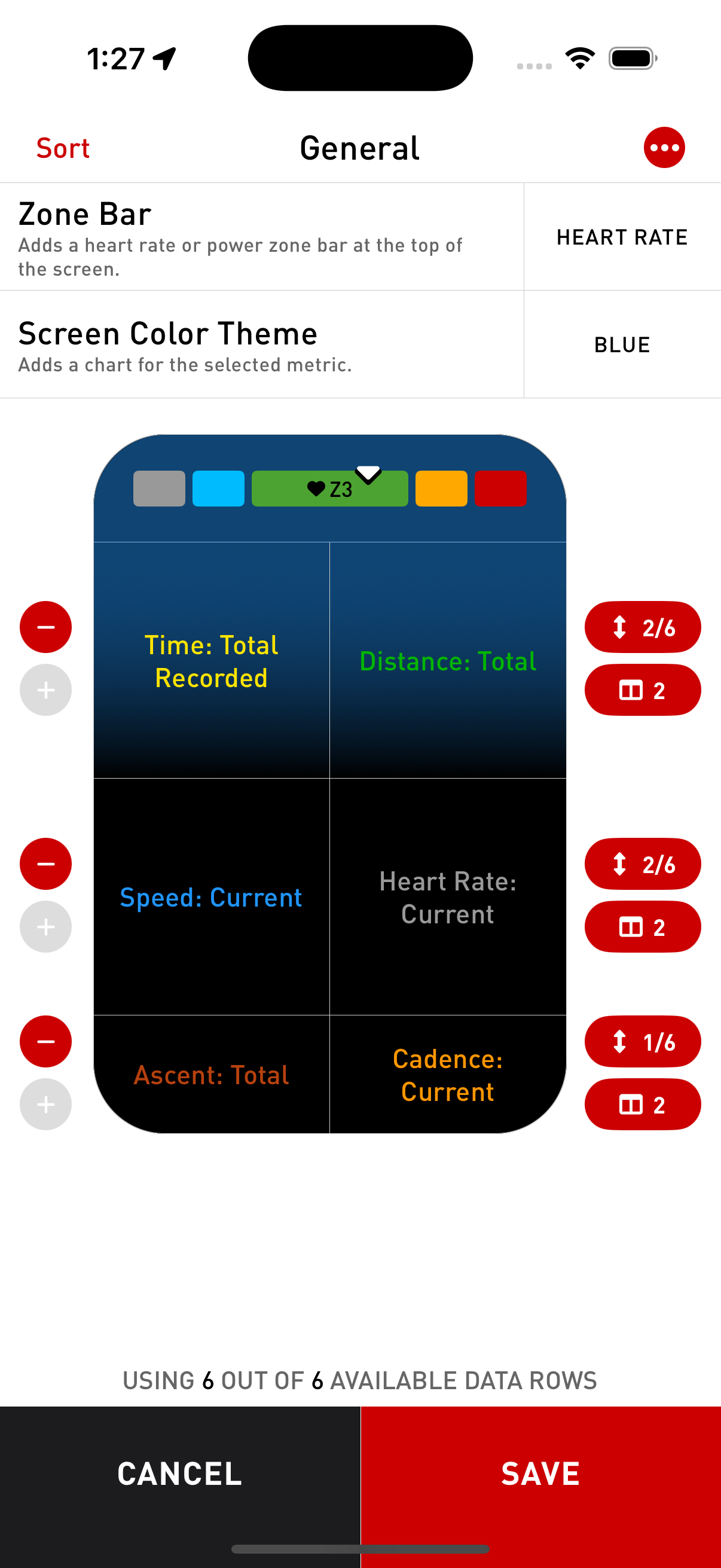 How do I customize my Apple Watch or ActiveLook screen layouts? - Cadence