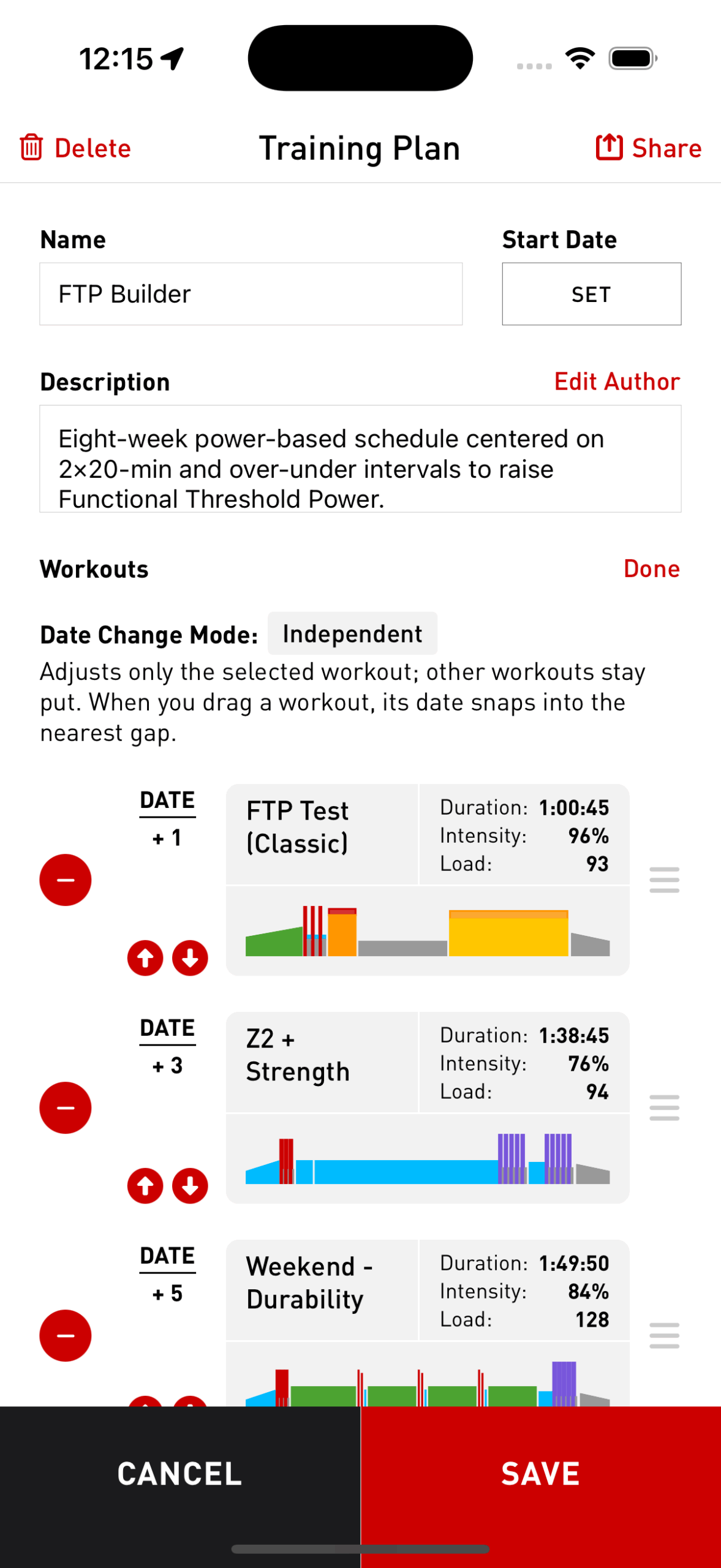 How do I create or edit a Training Plan? - Cadence