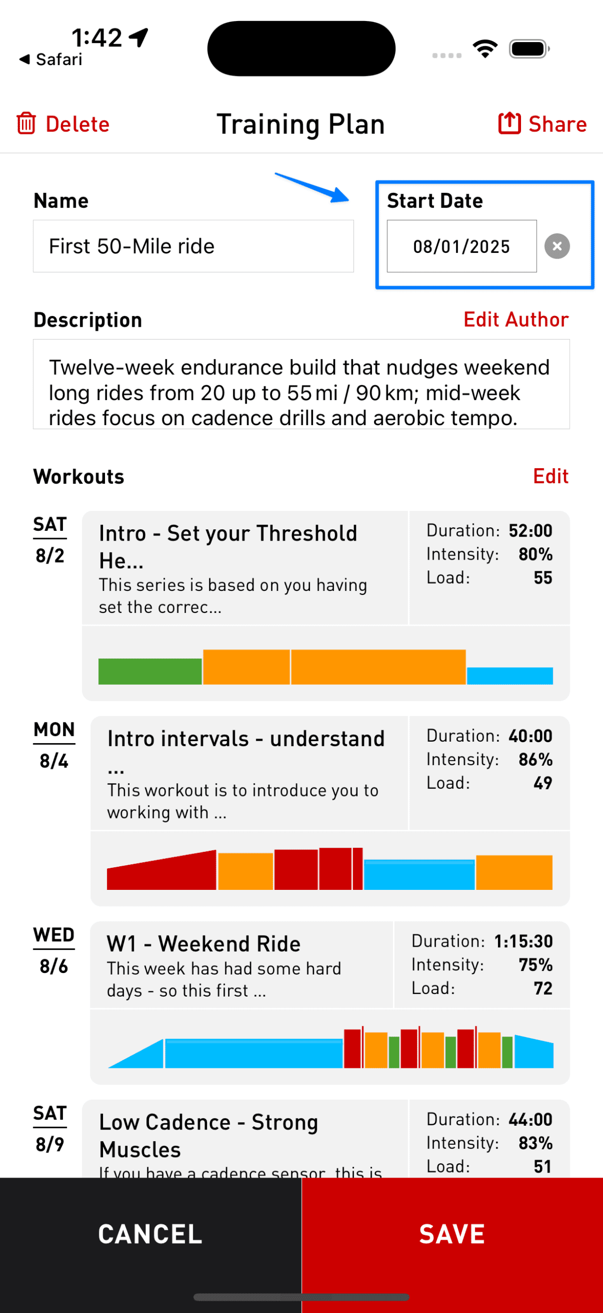 How do I start following a Training Plan? - Cadence